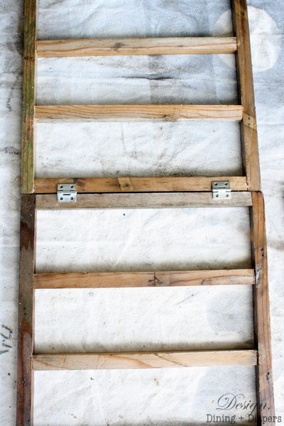 How To Make A Vintage-Inspired Mini Ladder - Taryn Whiteaker Designs