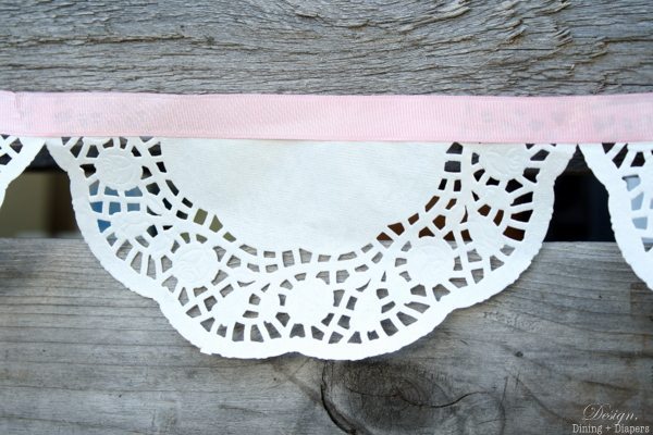 Dollar Store Doily Garland - Taryn Whiteaker Designs