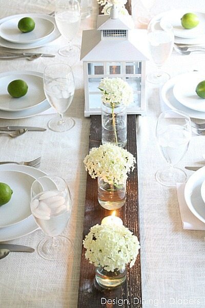 Rustic Summer Tablescape - Taryn Whiteaker Designs
