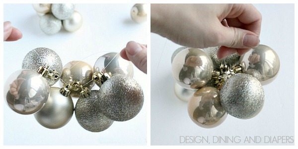 DIY Ornament Door Decoration - Taryn Whiteaker Designs