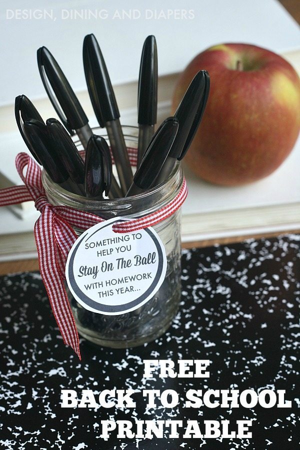 Back To School Printable: Stay On The Ball With Homework - Taryn ...