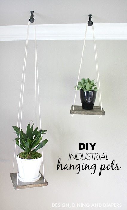DIY Hanging Pots - Taryn Whiteaker Designs