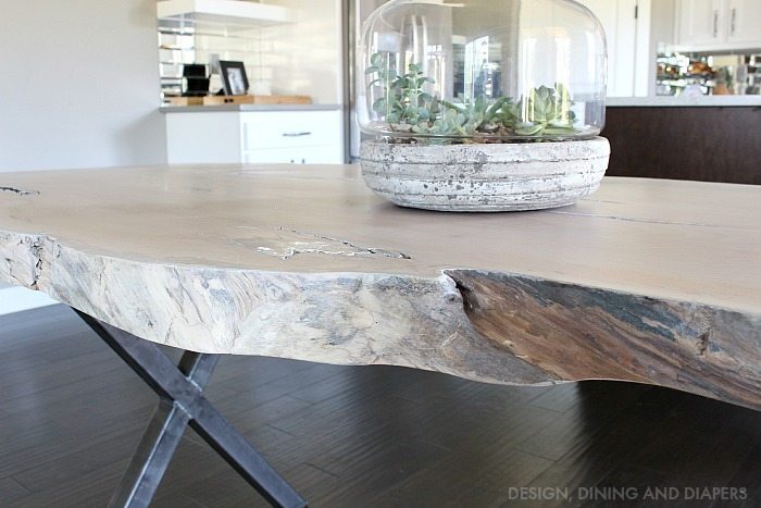 Our Live Edge Table Is Finished! - Taryn Whiteaker Designs