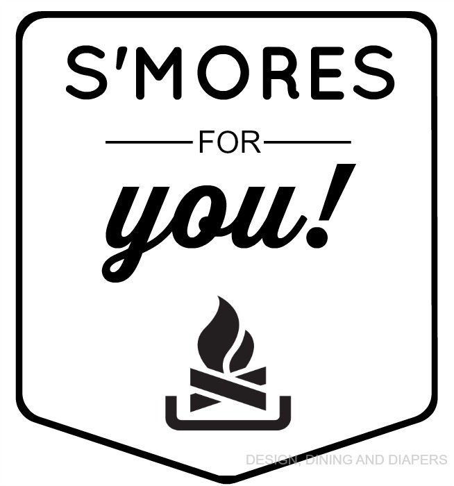 DIY Smores Kit and Free Printable - Taryn Whiteaker Designs