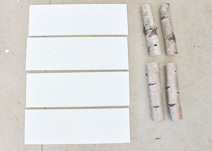 DIY Birch Shelves - Taryn Whiteaker Designs