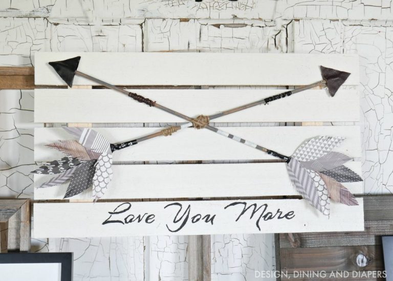 DIY Arrow Art - Taryn Whiteaker Designs