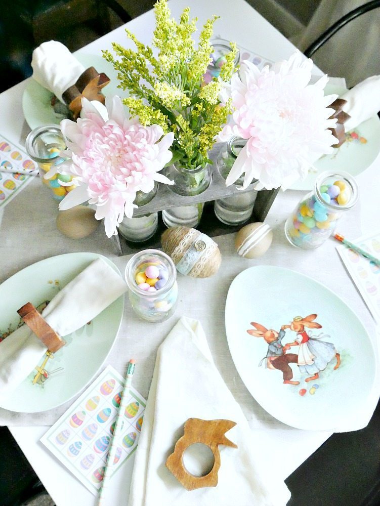 Easter Table For Kids - Taryn Whiteaker Designs