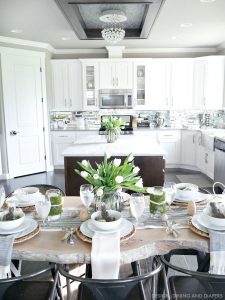 Neutral Easter Tablescape - Taryn Whiteaker Designs