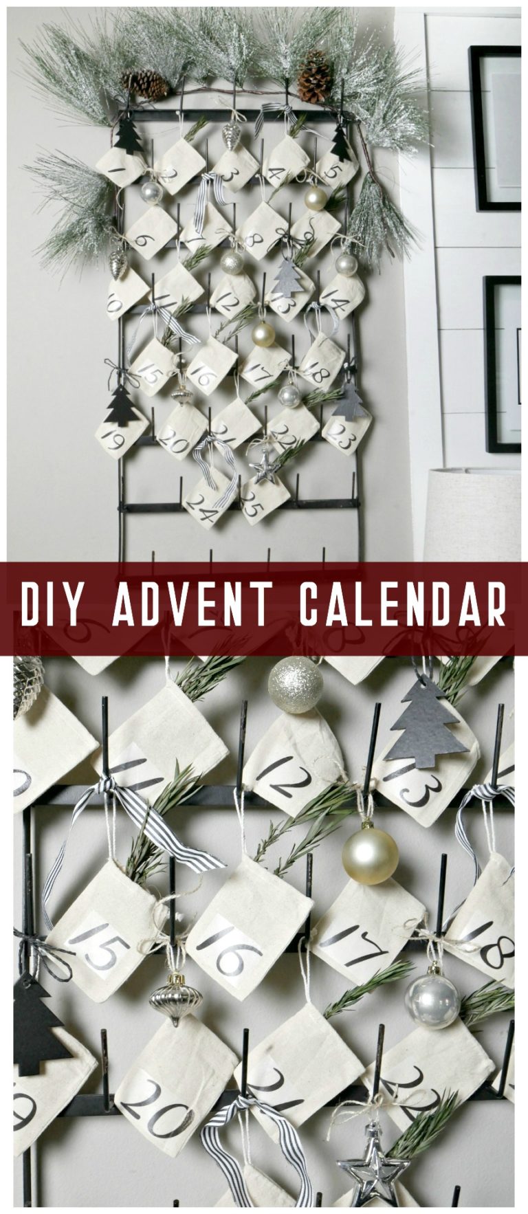 DIY Advent Calendar Display - Taryn Whiteaker Designs
