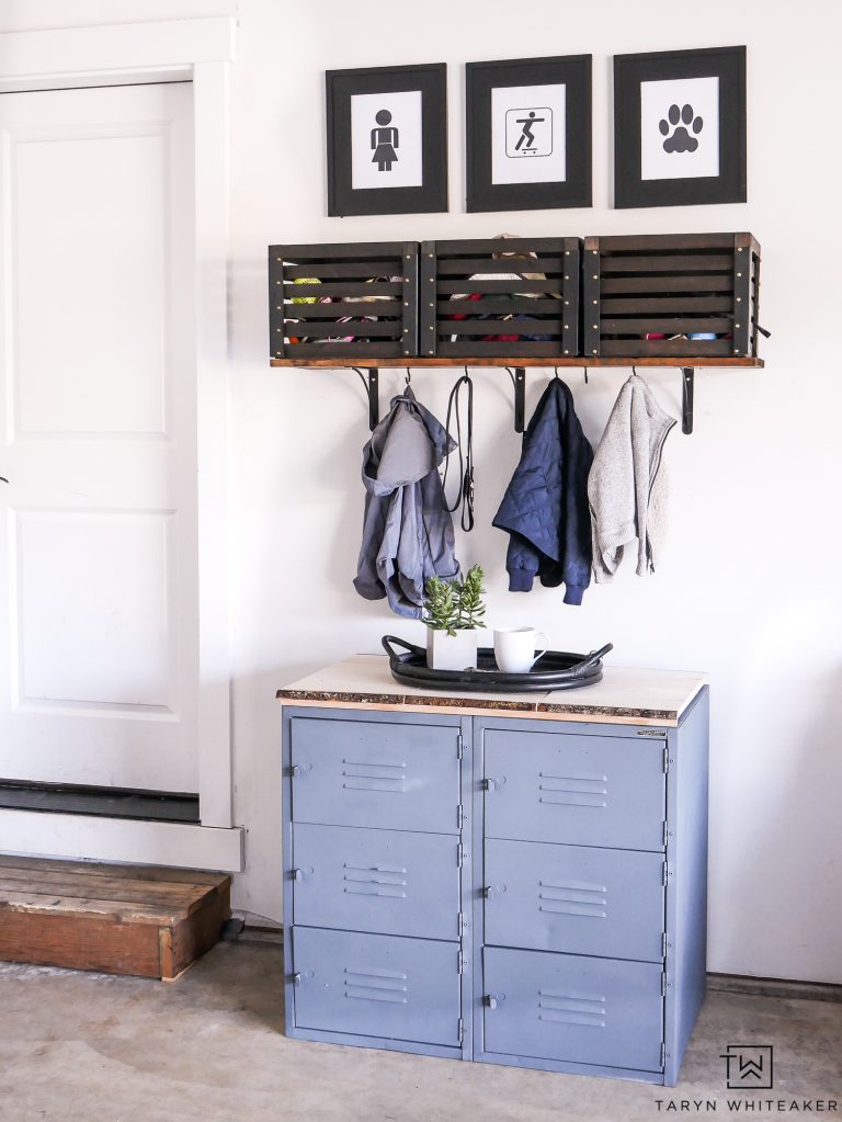 Vintage Locker Makeover - Taryn Whiteaker Designs