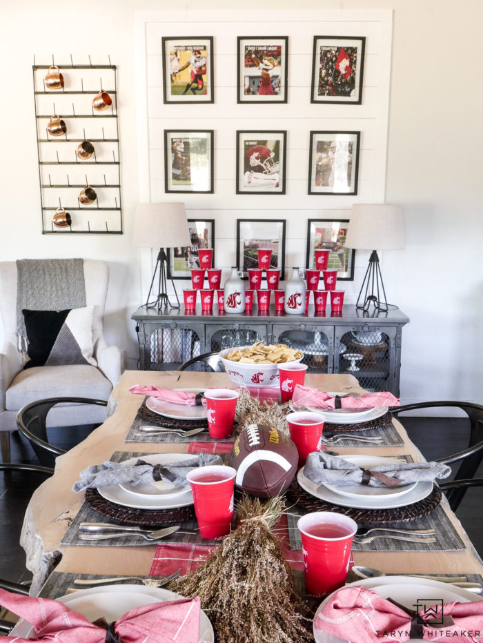 Football Table Decorations - Taryn Whiteaker Designs