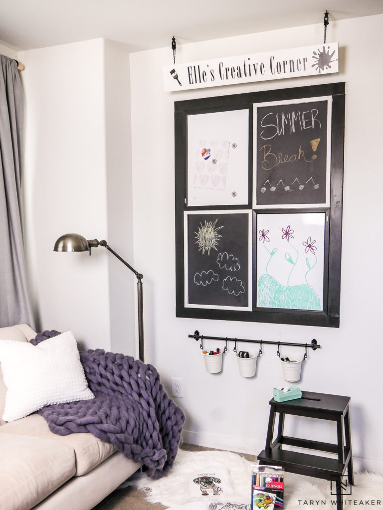DIY Kids Art Center - Taryn Whiteaker Designs