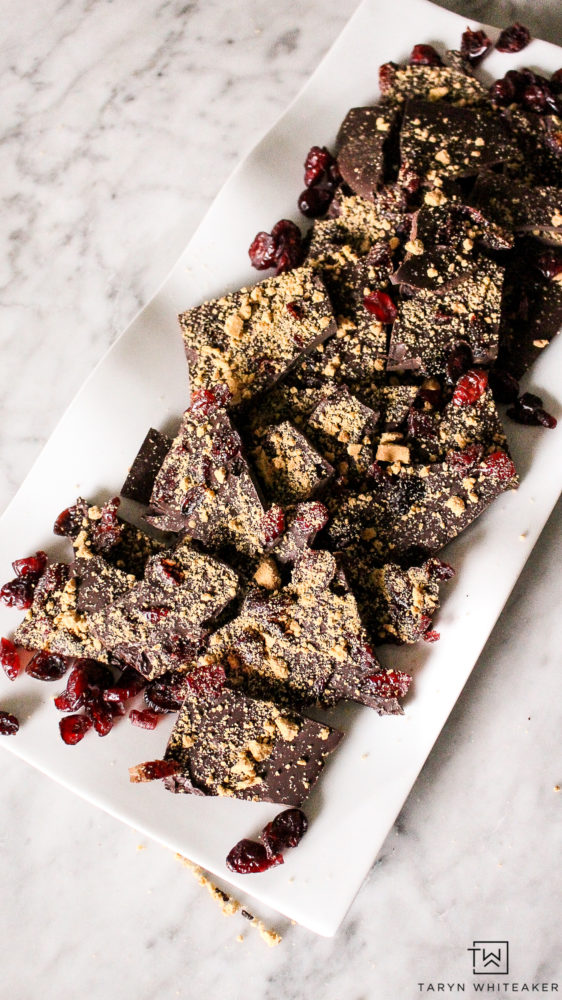 Homemade Chocolate Bark - Taryn Whiteaker Designs