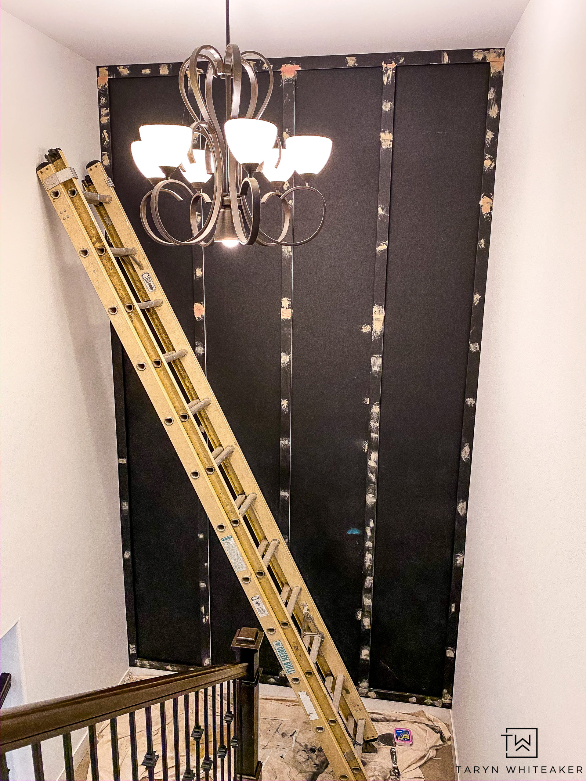 Staircase Gallery Wall - Taryn Whiteaker Designs