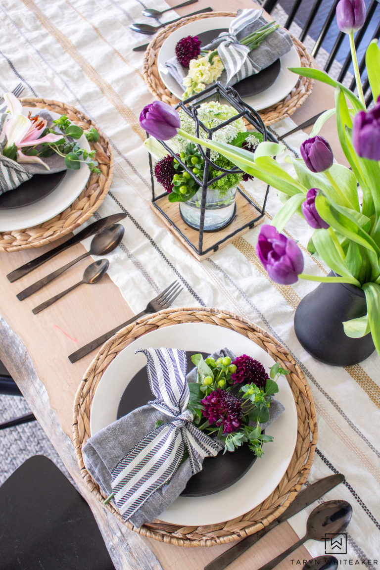 Spring Floral Table - Taryn Whiteaker Designs