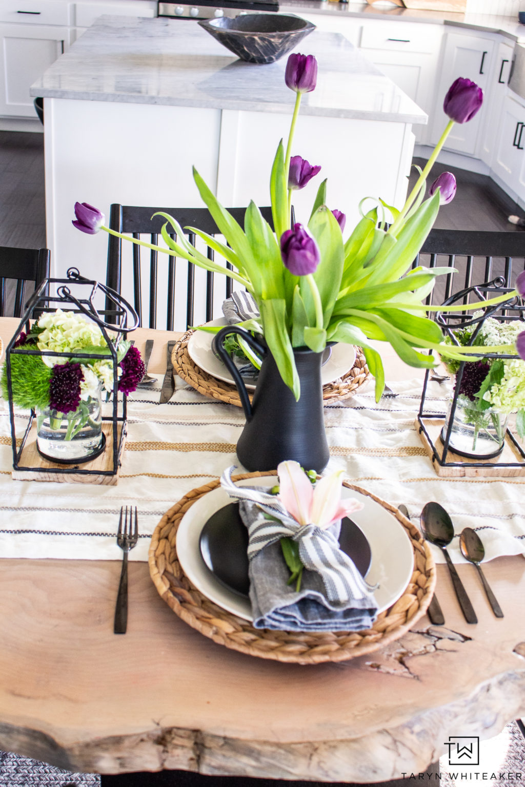 Spring Floral Table - Taryn Whiteaker Designs