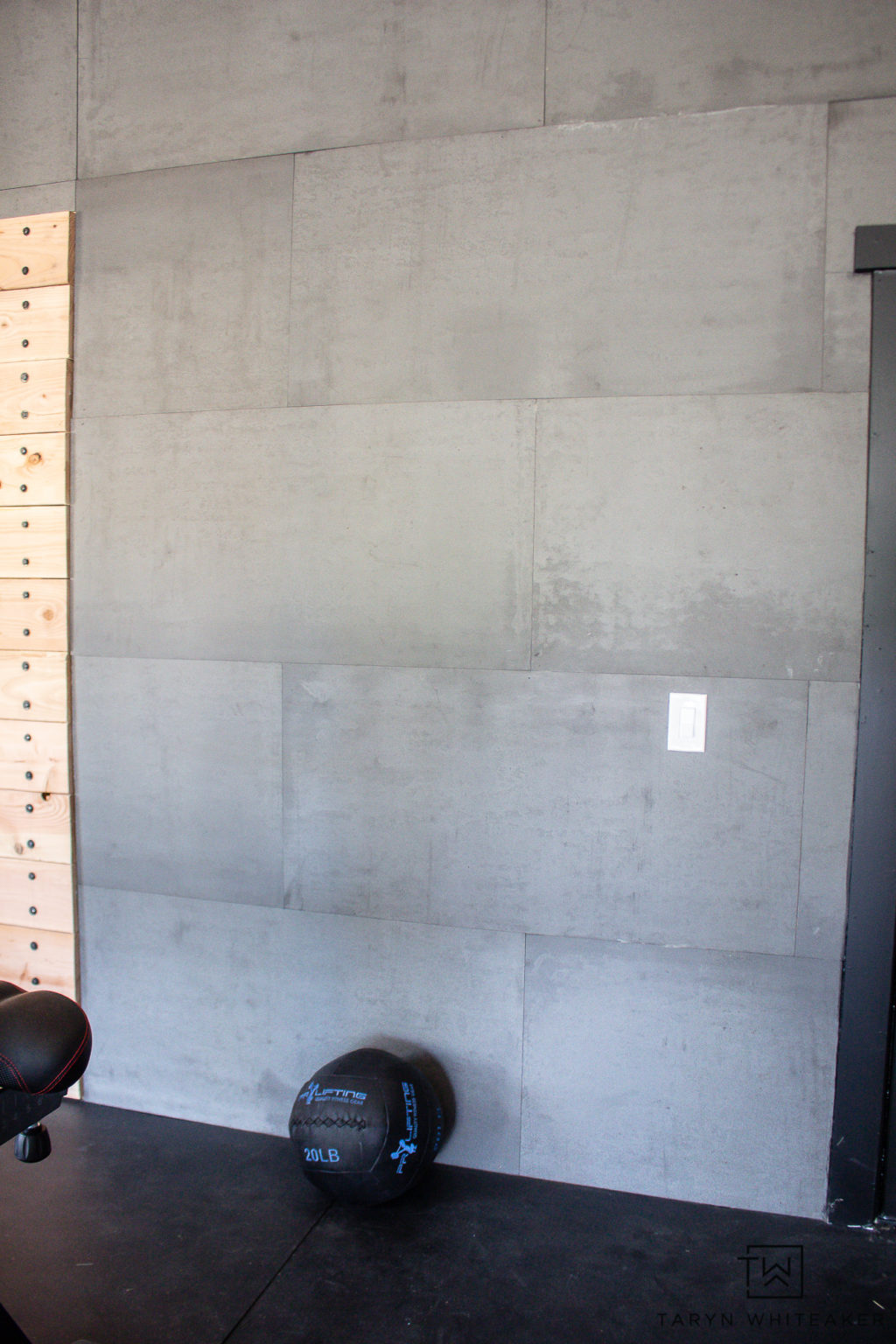Installing A Concreate Wall - Taryn Whiteaker Designs