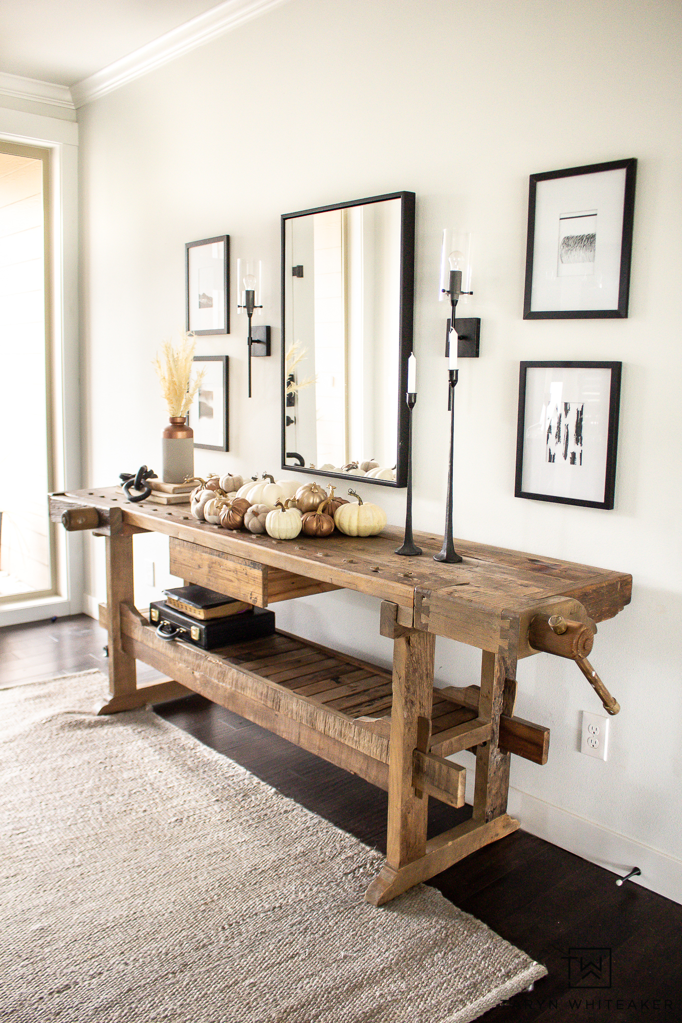Modern Fall Vignette - Taryn Whiteaker Designs