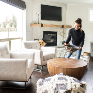Rustic Modern Bonus Room - Taryn Whiteaker Designs