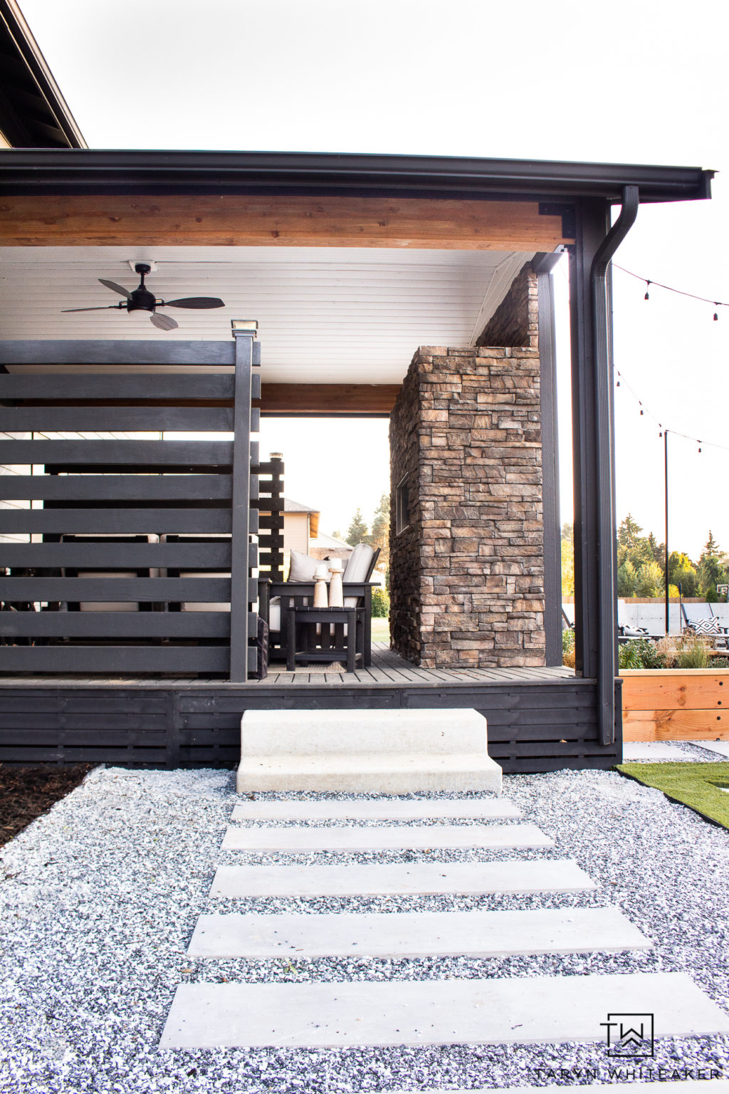 Installing Deck Skirting - Taryn Whiteaker Designs