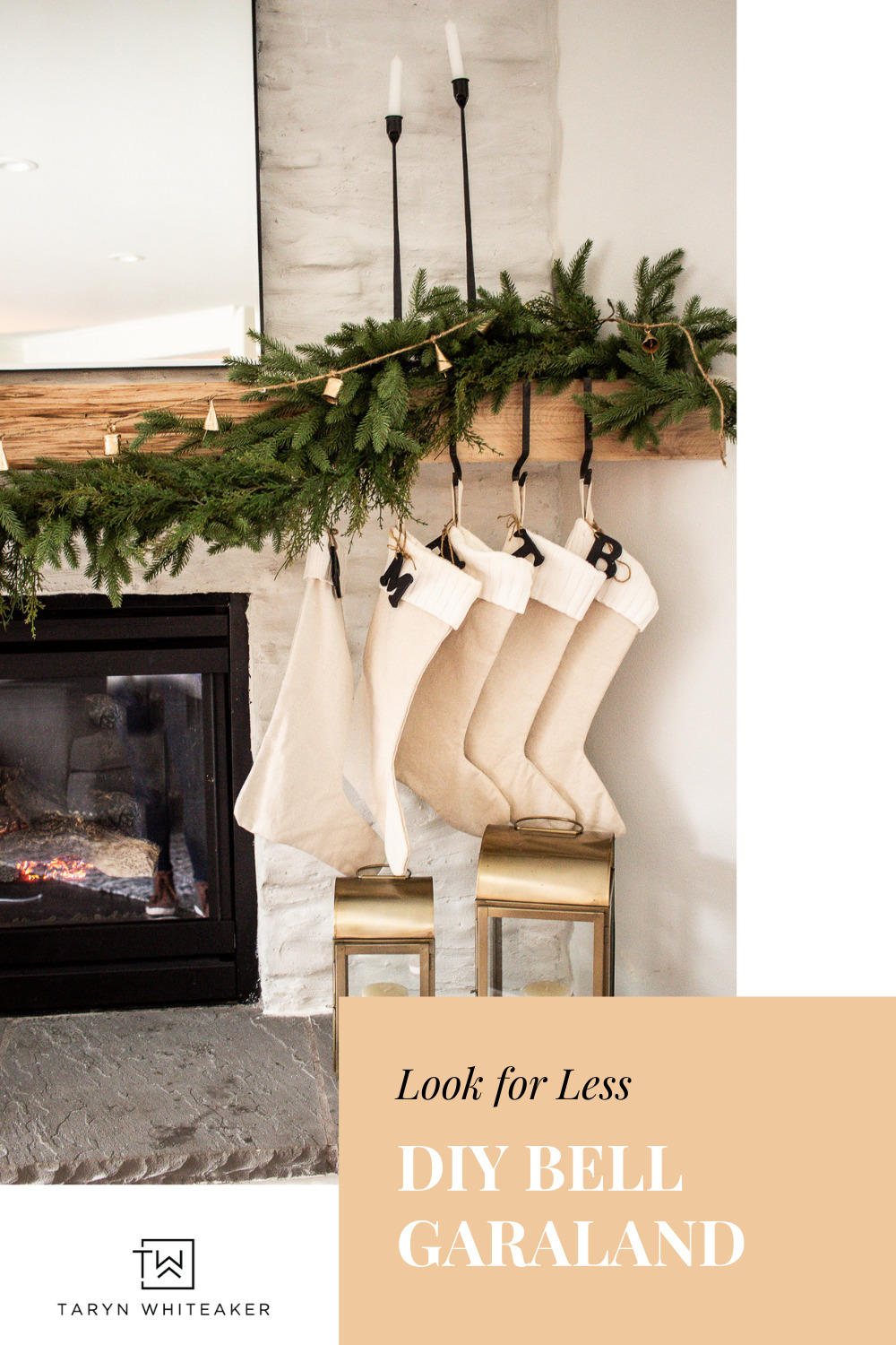DIY Vintage Bell Garland - Taryn Whiteaker Designs