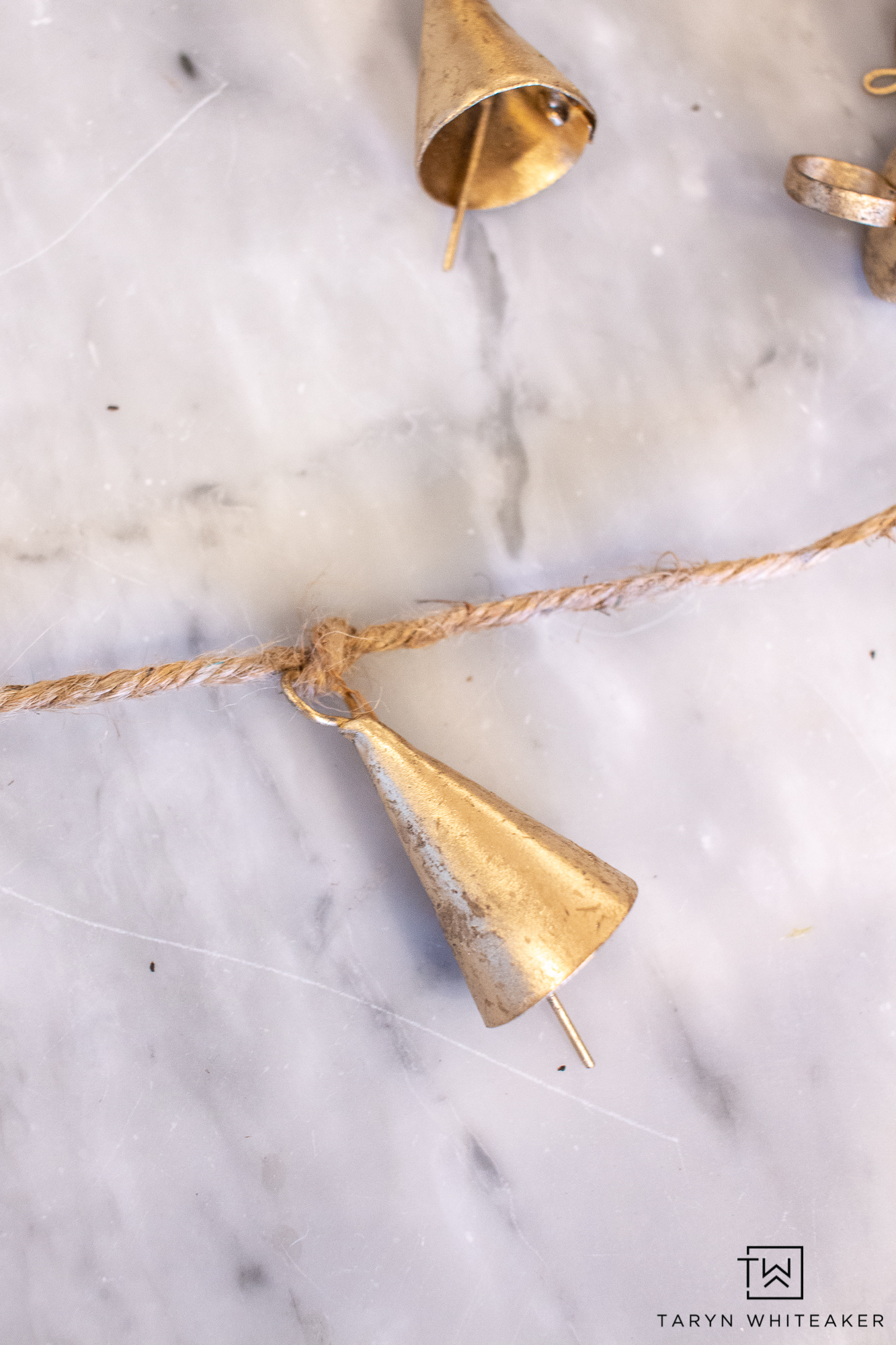 DIY Vintage Bell Garland - Taryn Whiteaker Designs