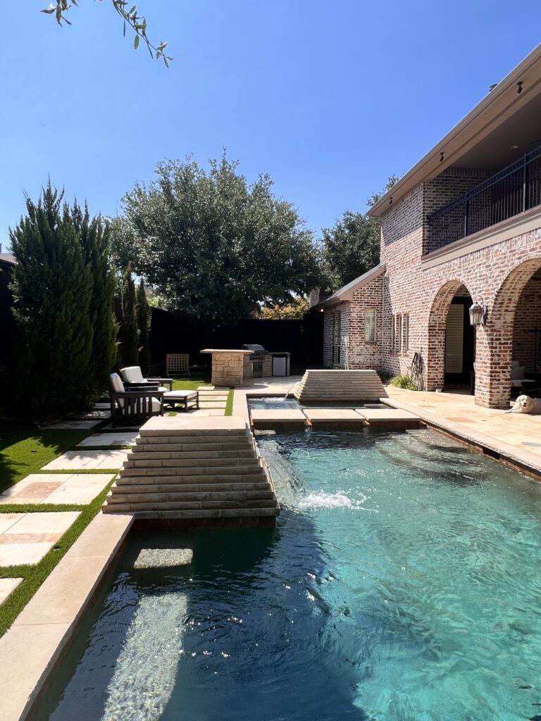 Modern English Country Backyard - Taryn Whiteaker Designs