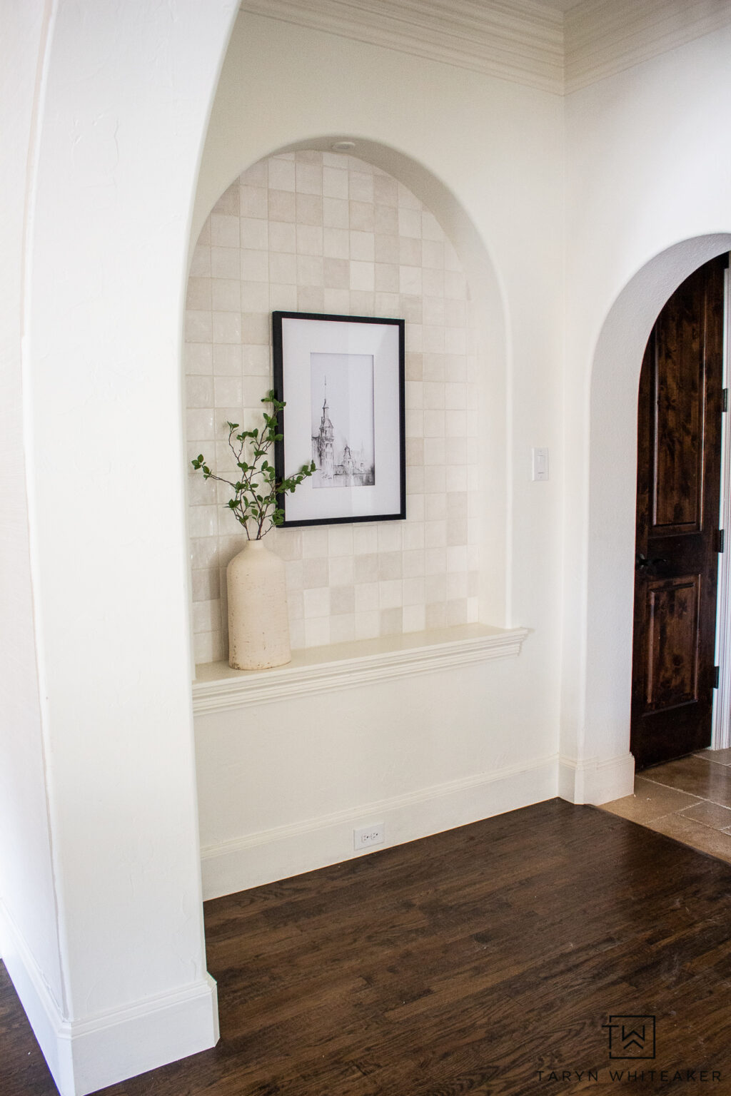 Arched Hallway Design - Taryn Whiteaker Designs