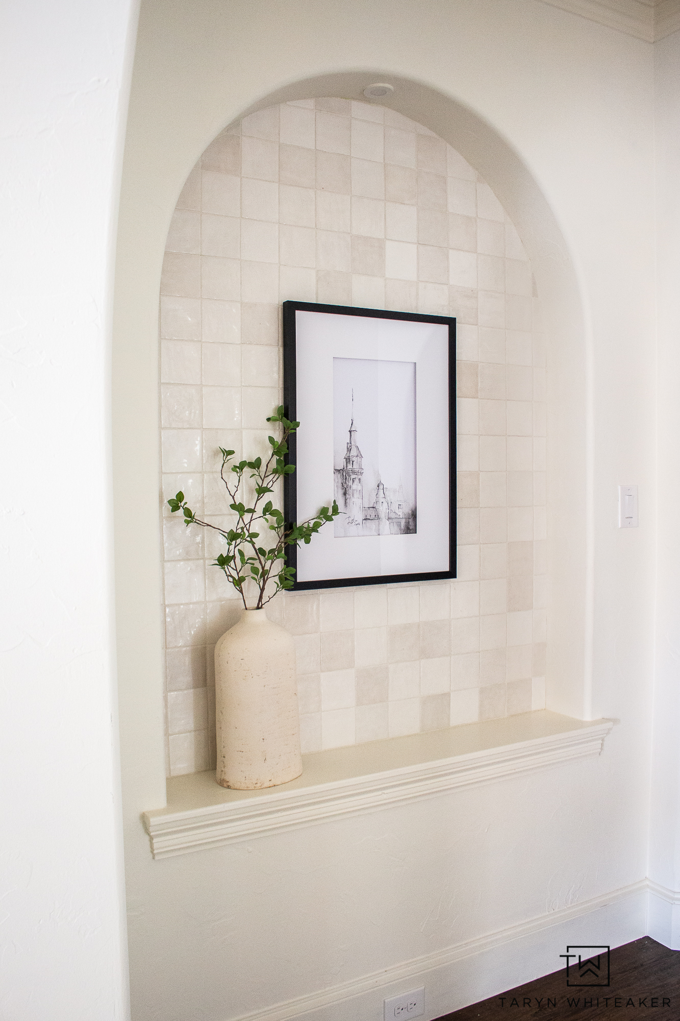 Arched Hallway Design - Taryn Whiteaker Designs