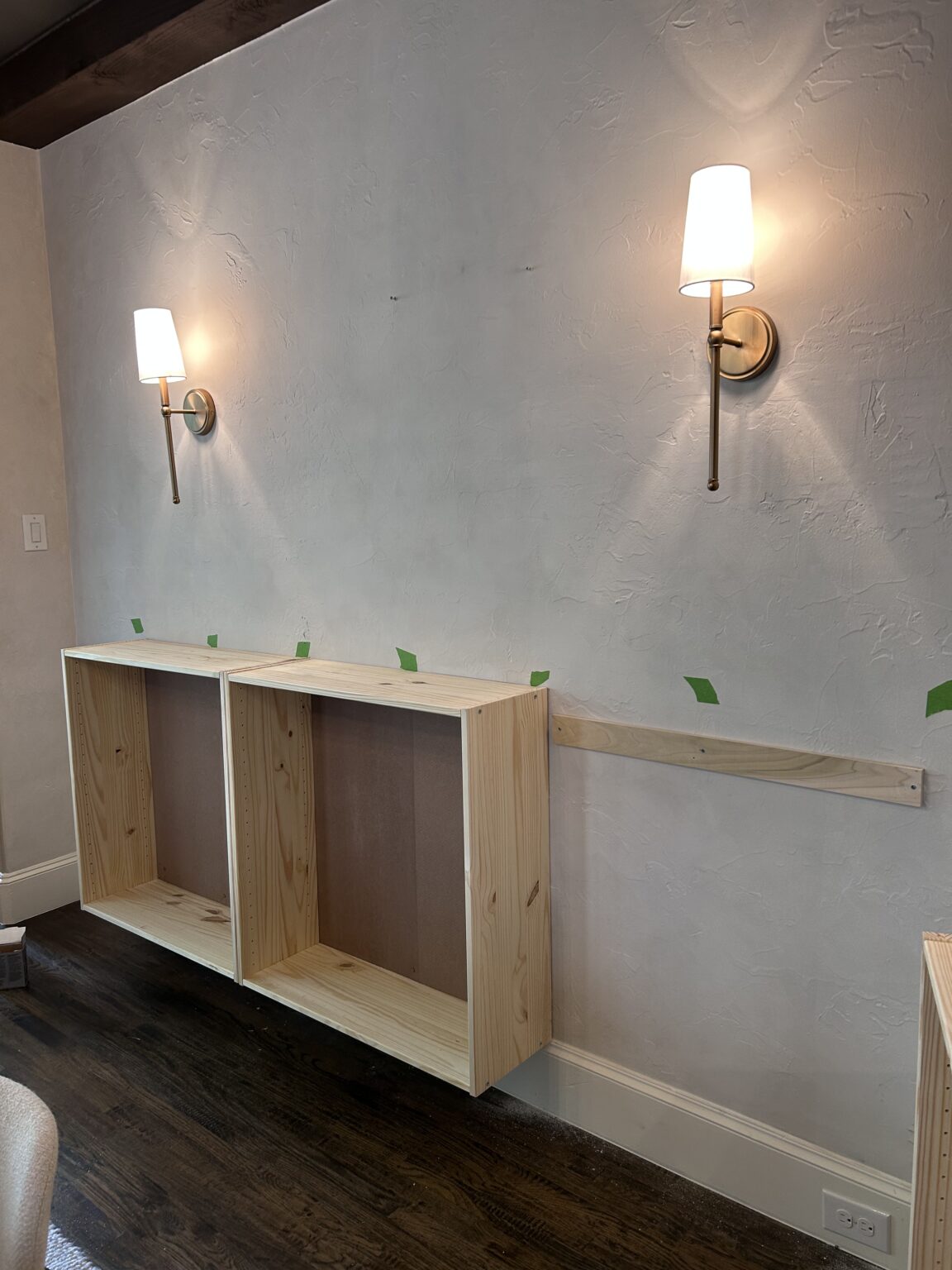 IKEA HACK: DIY Floating Buffet - Taryn Whiteaker Designs