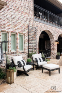 Installing a Trellis On Brick Exterior - Taryn Whiteaker Designs