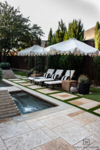 Modern English Country Backyard - Taryn Whiteaker Designs