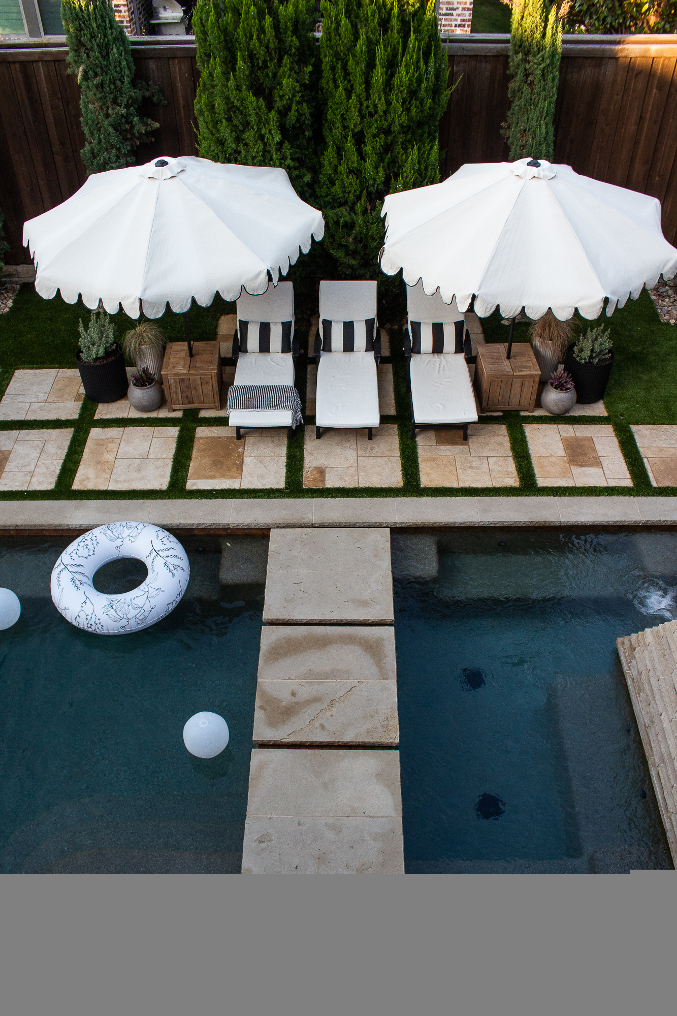 Modern English Country Backyard - Taryn Whiteaker Designs