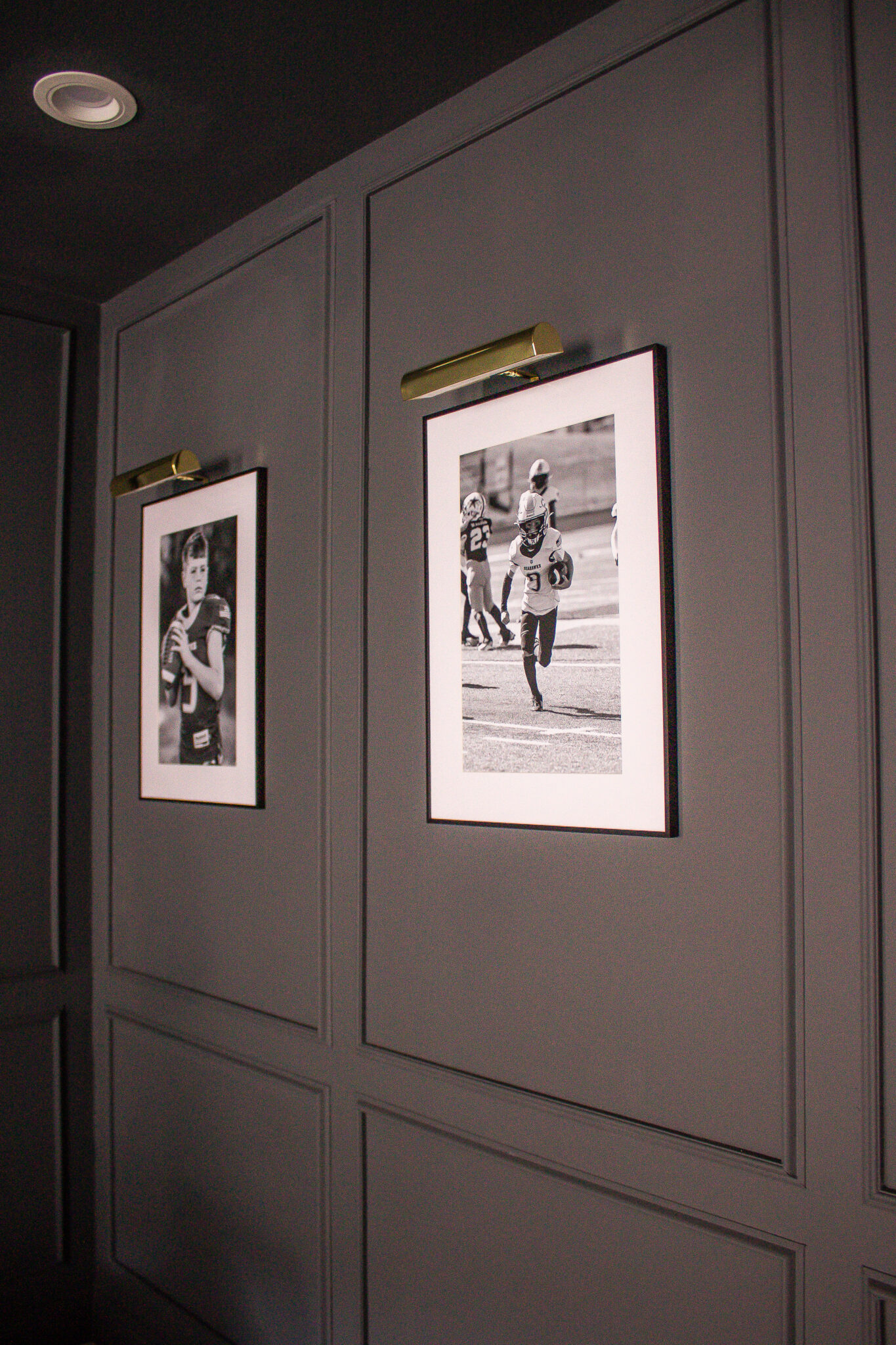 Black And White Kids Portrait Wall - Taryn Whiteaker Designs
