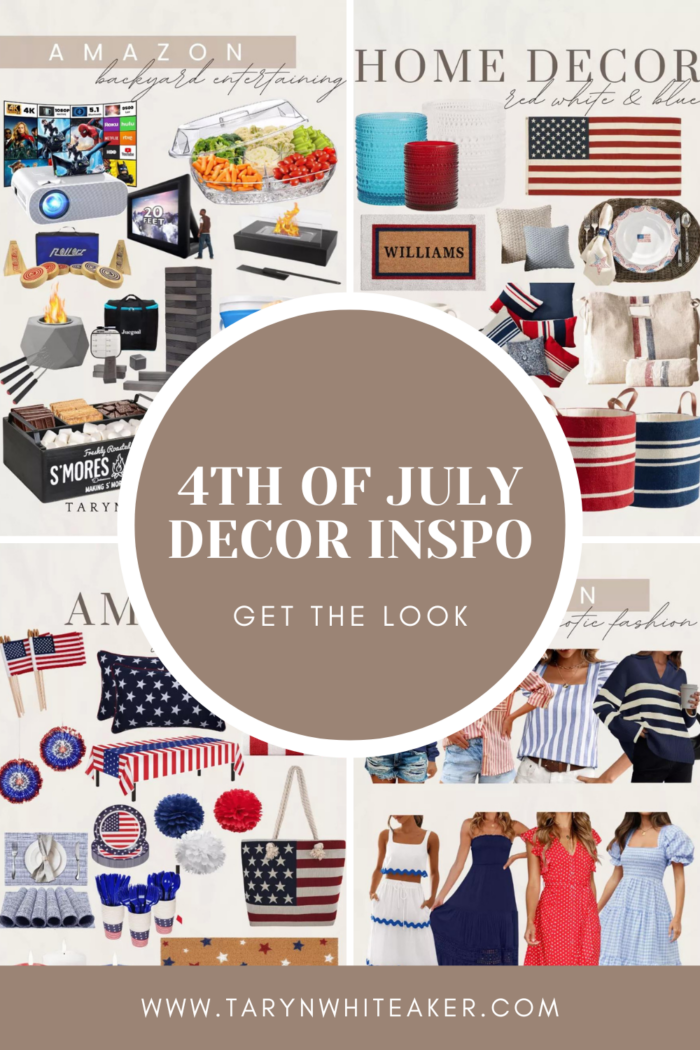 Fourth of July Decor Inspo - Taryn Whiteaker Designs