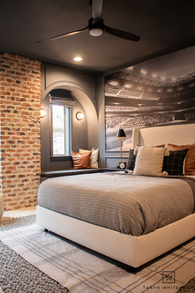 Boys Sports Bedroom Reveal - Taryn Whiteaker Designs